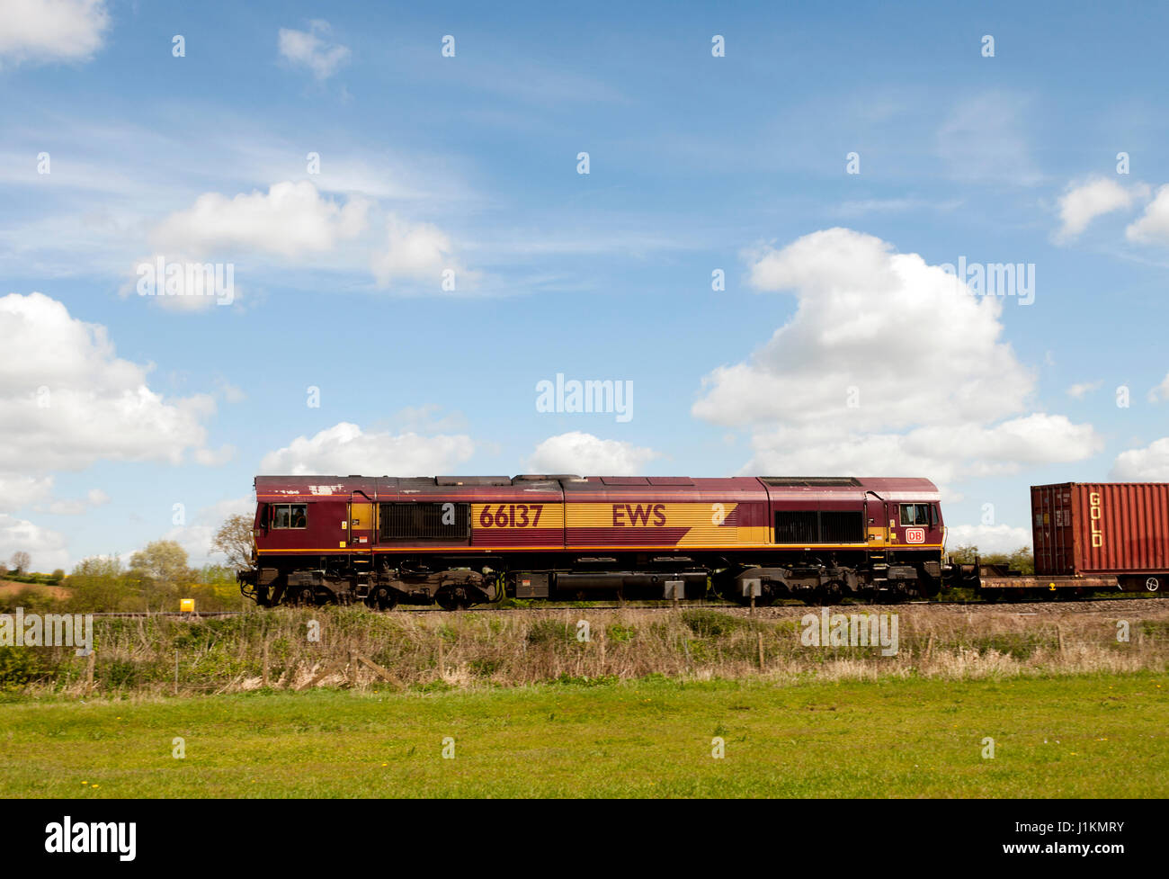Ews class 66 diesel locomotive Banque de photographies et d’images à ...