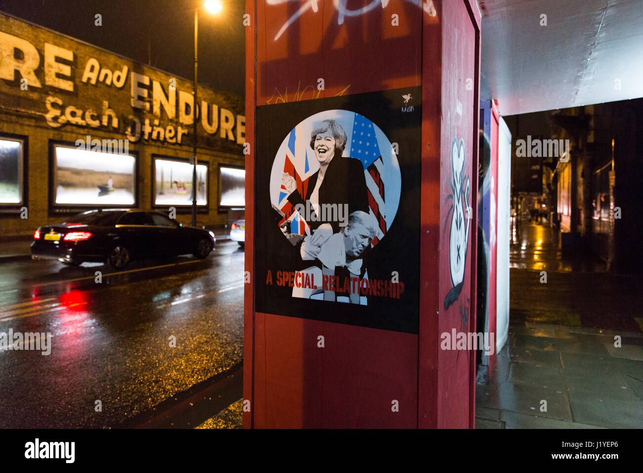 Donald trump street art Banque de photographies et d’images à haute ...