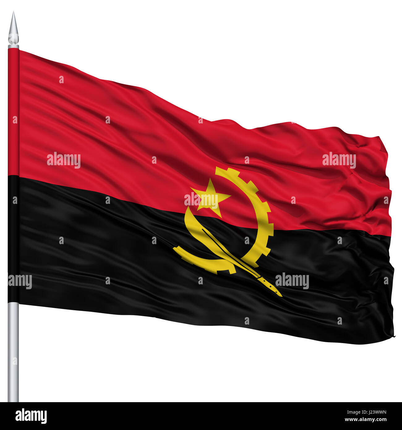 Drapeau angola drapeaux pays Banque de photographies et d’images à ...