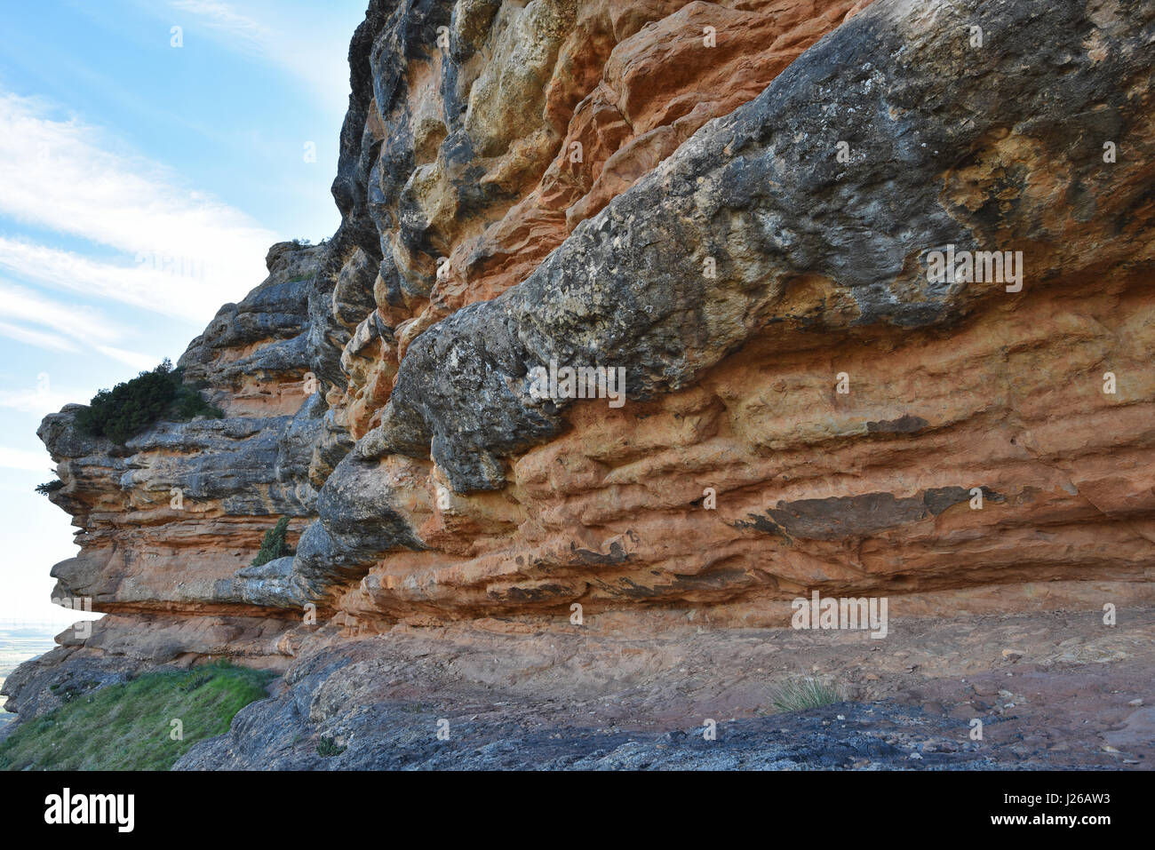Sedimentary rock conglomerate Banque de photographies et d’images à ...
