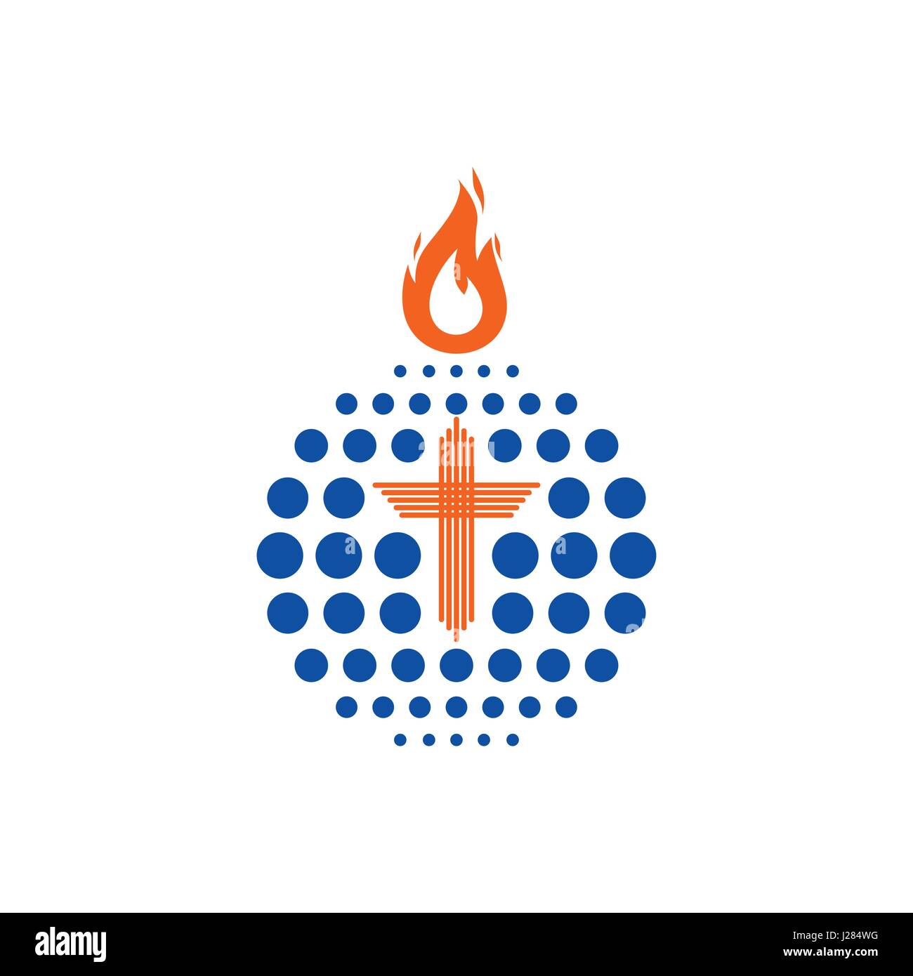 Logo de l'église. Le témoin de Jésus Christ Image Vectorielle Stock - Alamy