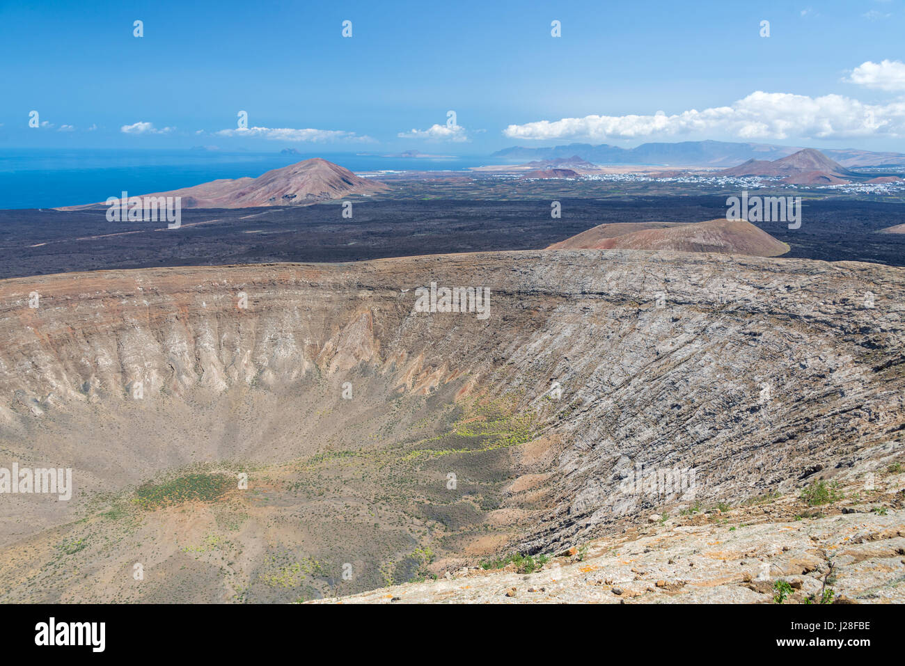 Caldera blanche Banque de photographies et d’images à haute résolution ...