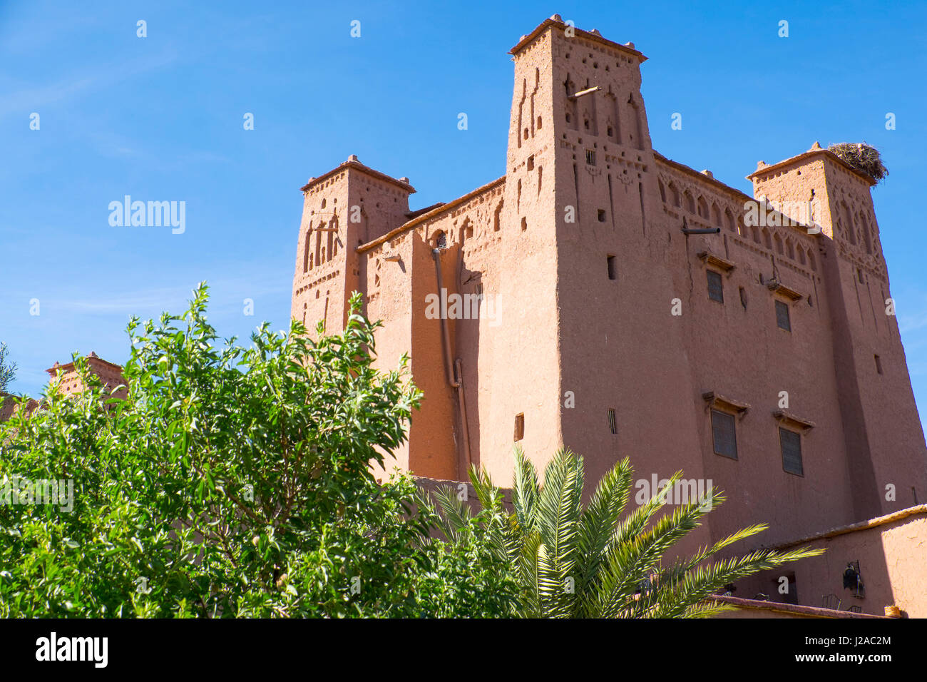 Le Maroc, Ouarzazate, Ait Benhaddou, une ville fortifiée, ou tsar, le ...