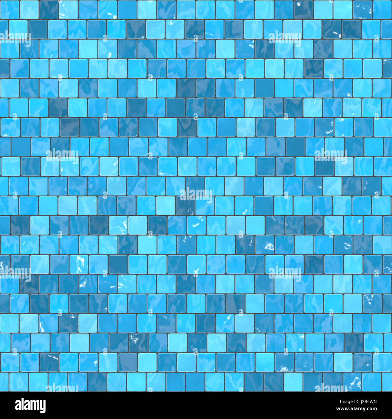 Arrière-plan de la mosaïque bleu en céramique seamless texture en ...