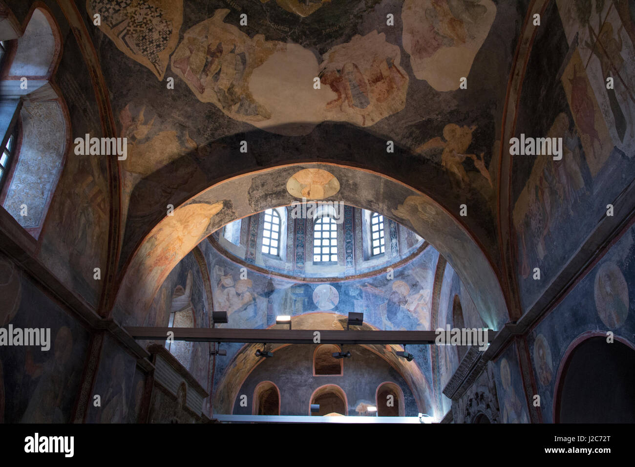 Istanbul. Église du Saint Sauveur à Chora, la Chora Kariye Muzesi, musée, mosquée ou église est ...