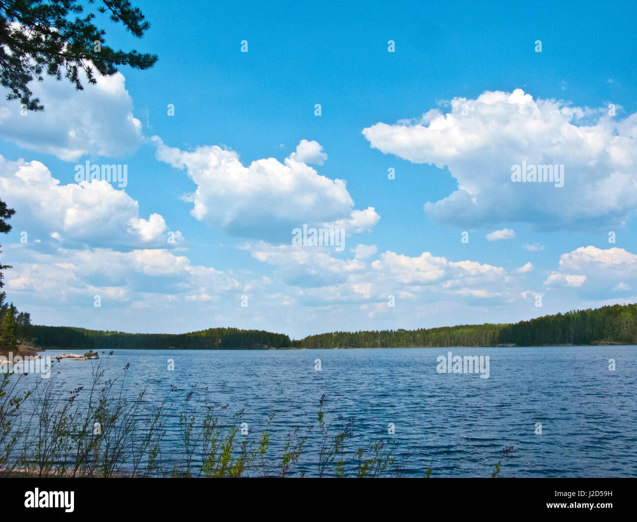 Lac kawnipi du parc de quetico Banque de photographies et d’images à ...