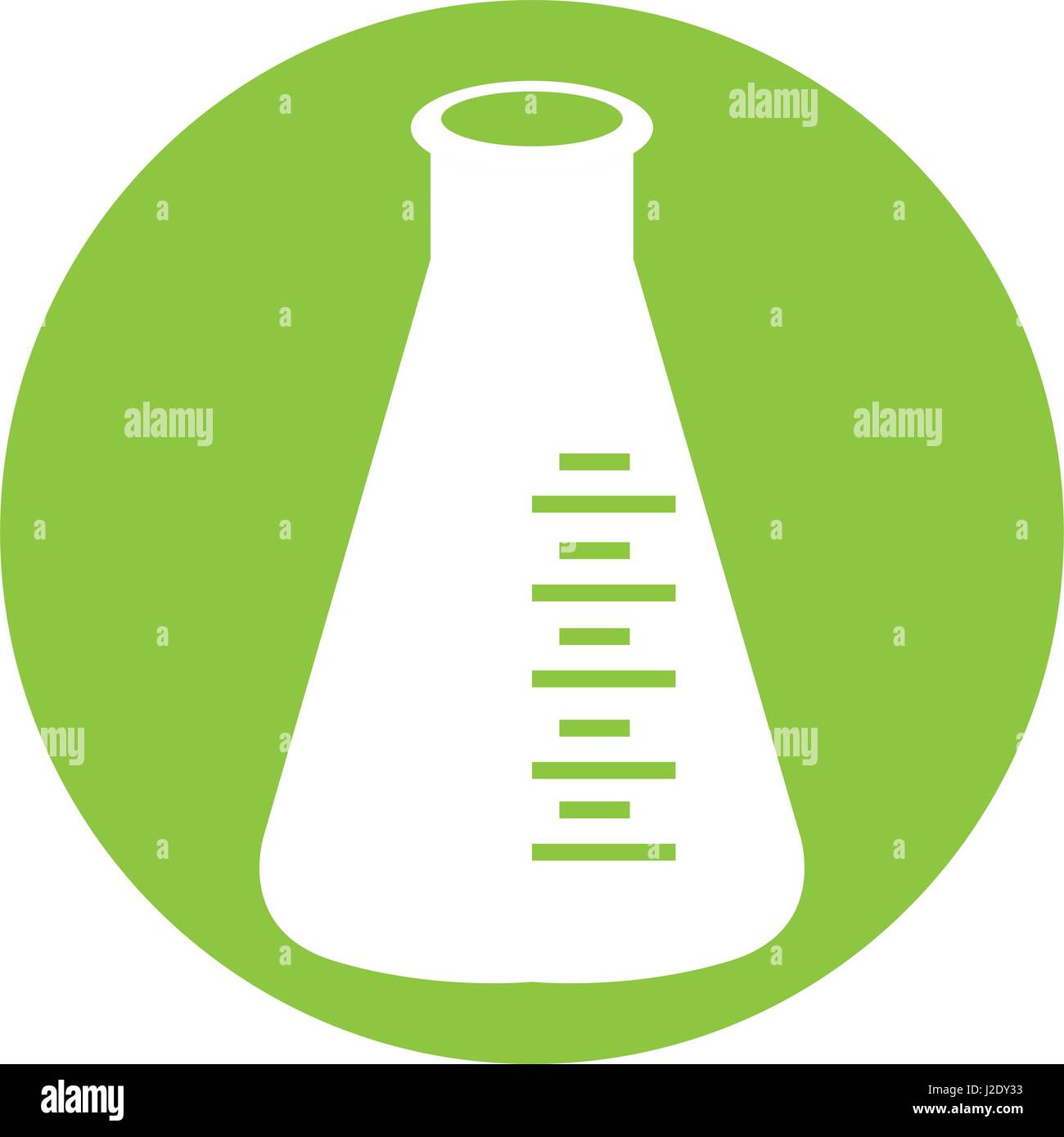 Erlenmeyer logo Banque d'images vectorielles - Alamy