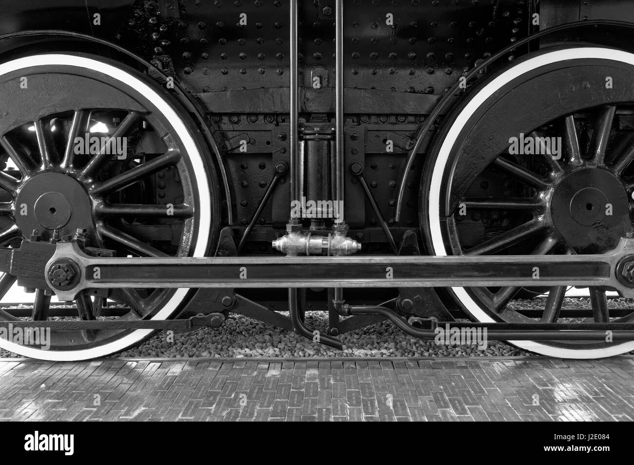 Railway canadian pacific railway Banque d'images noir et blanc - Alamy