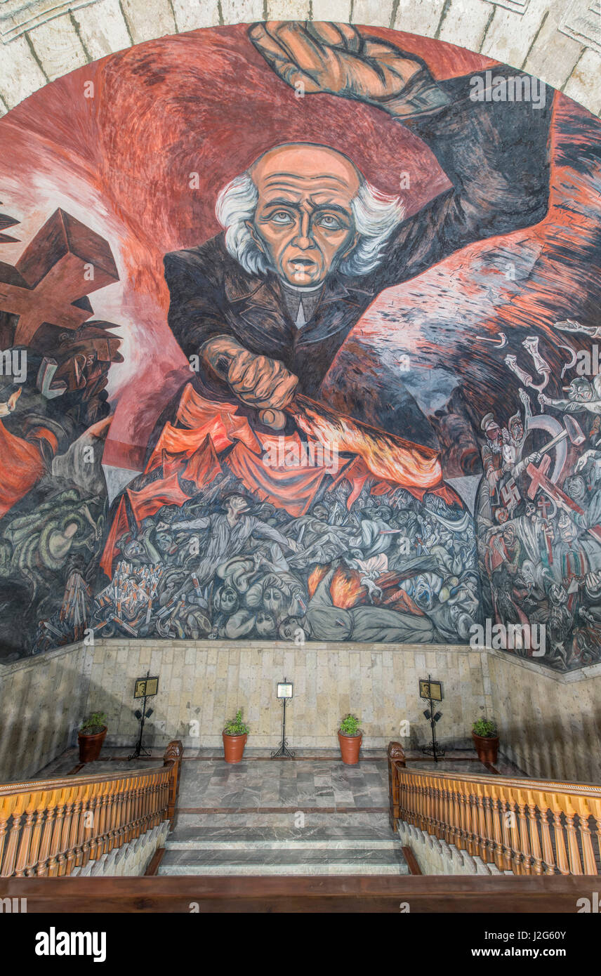 Mural by jose clemente orozco miguel hidalgo Banque de photographies et ...