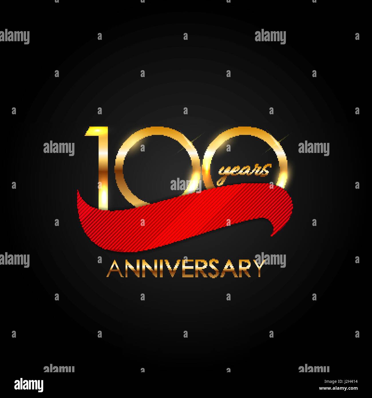 Anniversaire des 100 ans Banque d'images vectorielles - Alamy