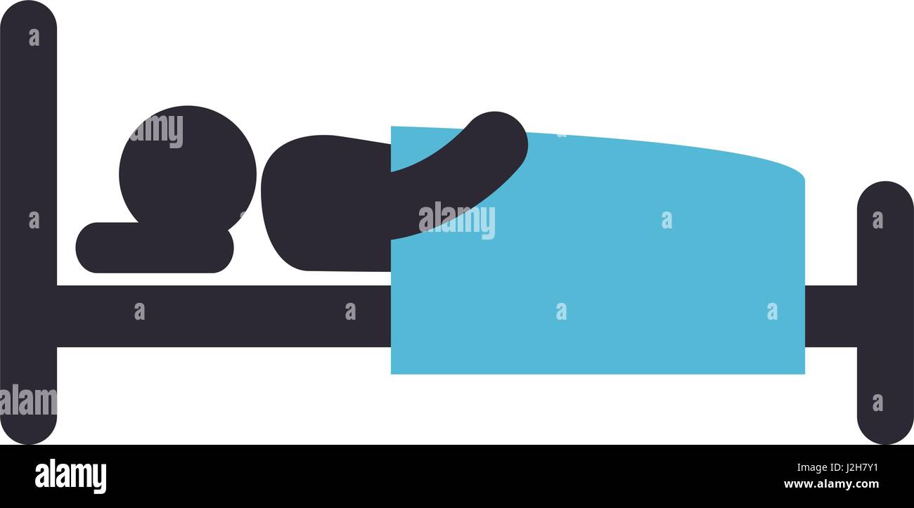 Pictogram sleeping icon resting sleep Banque de photographies et d ...