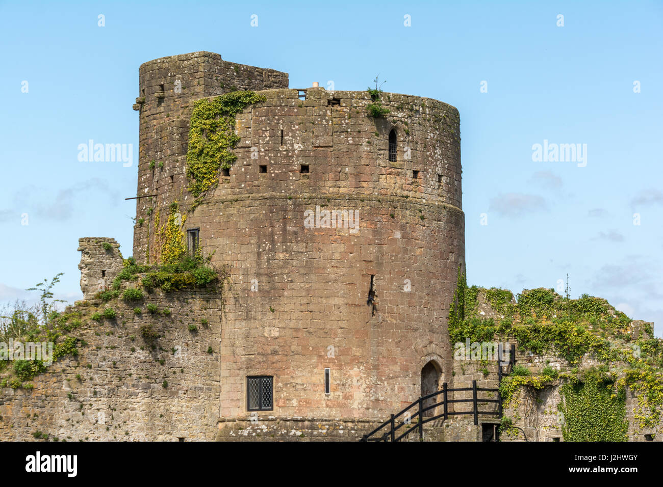 Caldicot castle Banque de photographies et d’images à haute résolution ...