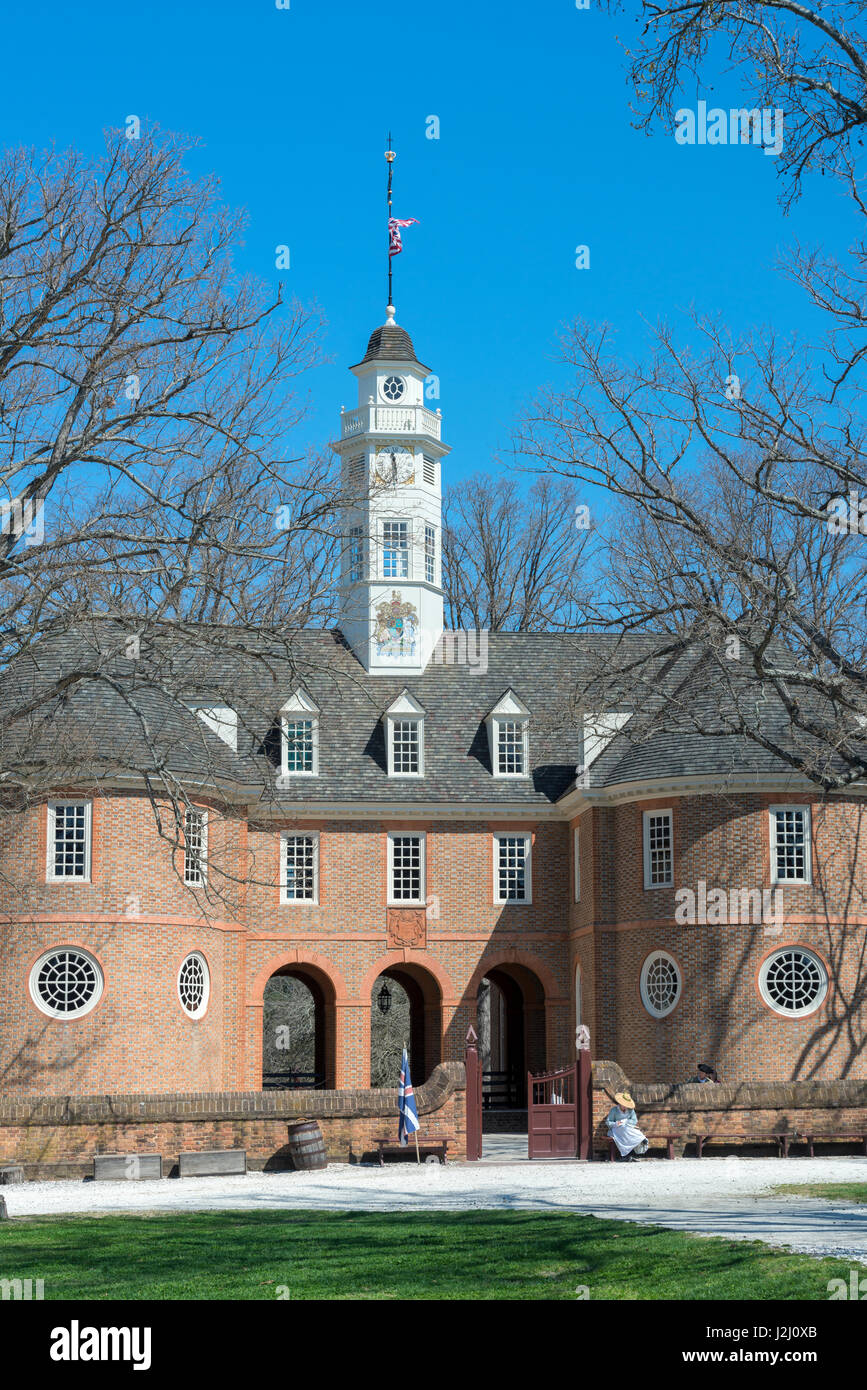Capitole colonial de williamsburg Banque de photographies et d’images à ...