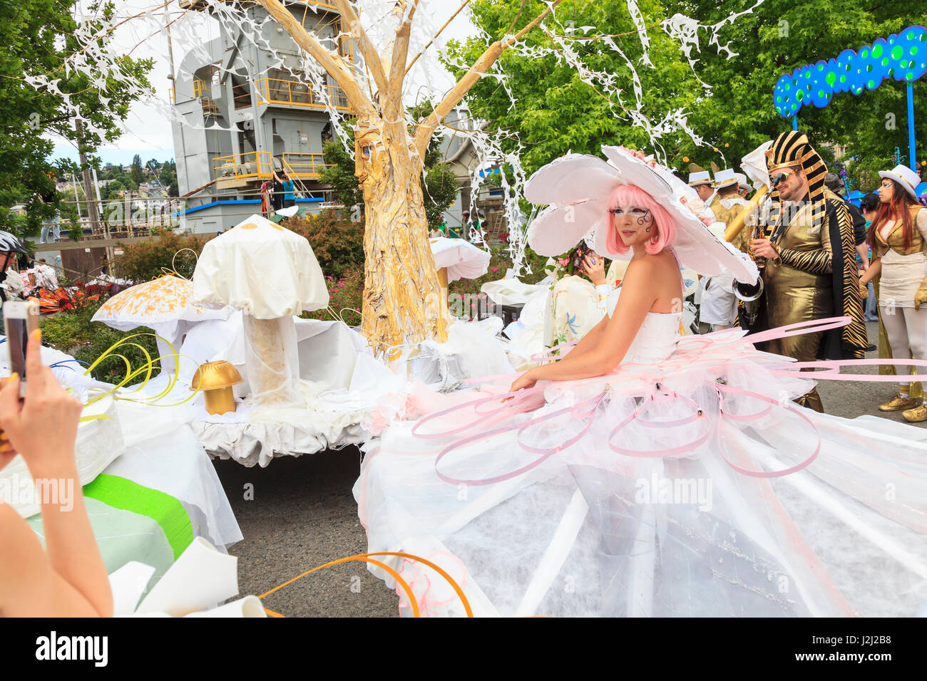 Annual fremont solstice parade seattle Banque de photographies et d ...