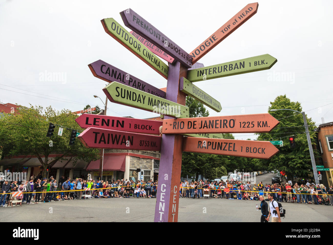Annual fremont solstice parade seattle Banque de photographies et d ...