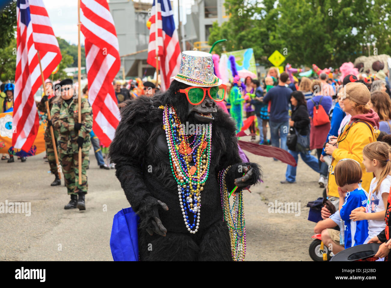 Annual fremont solstice parade seattle Banque de photographies et d ...
