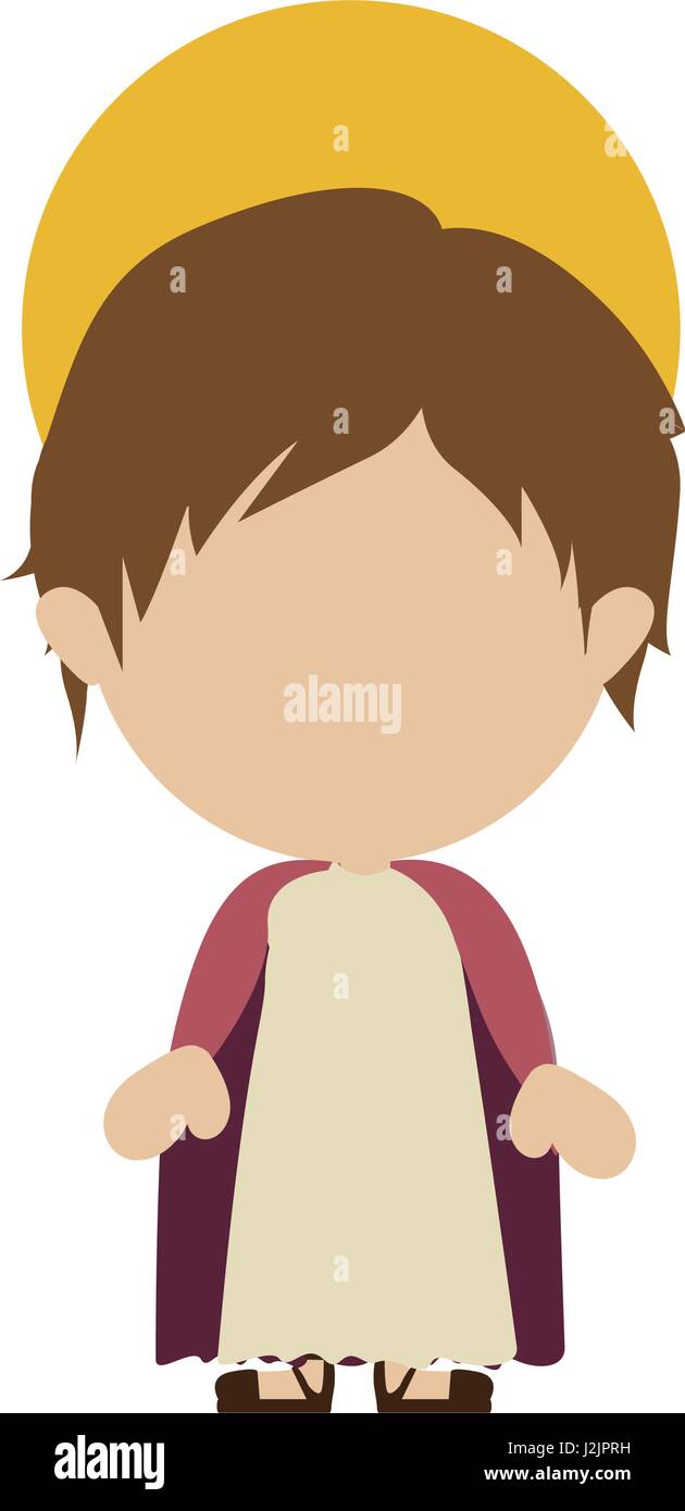 Fond blanc avec silhouette colorée de l'image sans visage de l'enfant ...