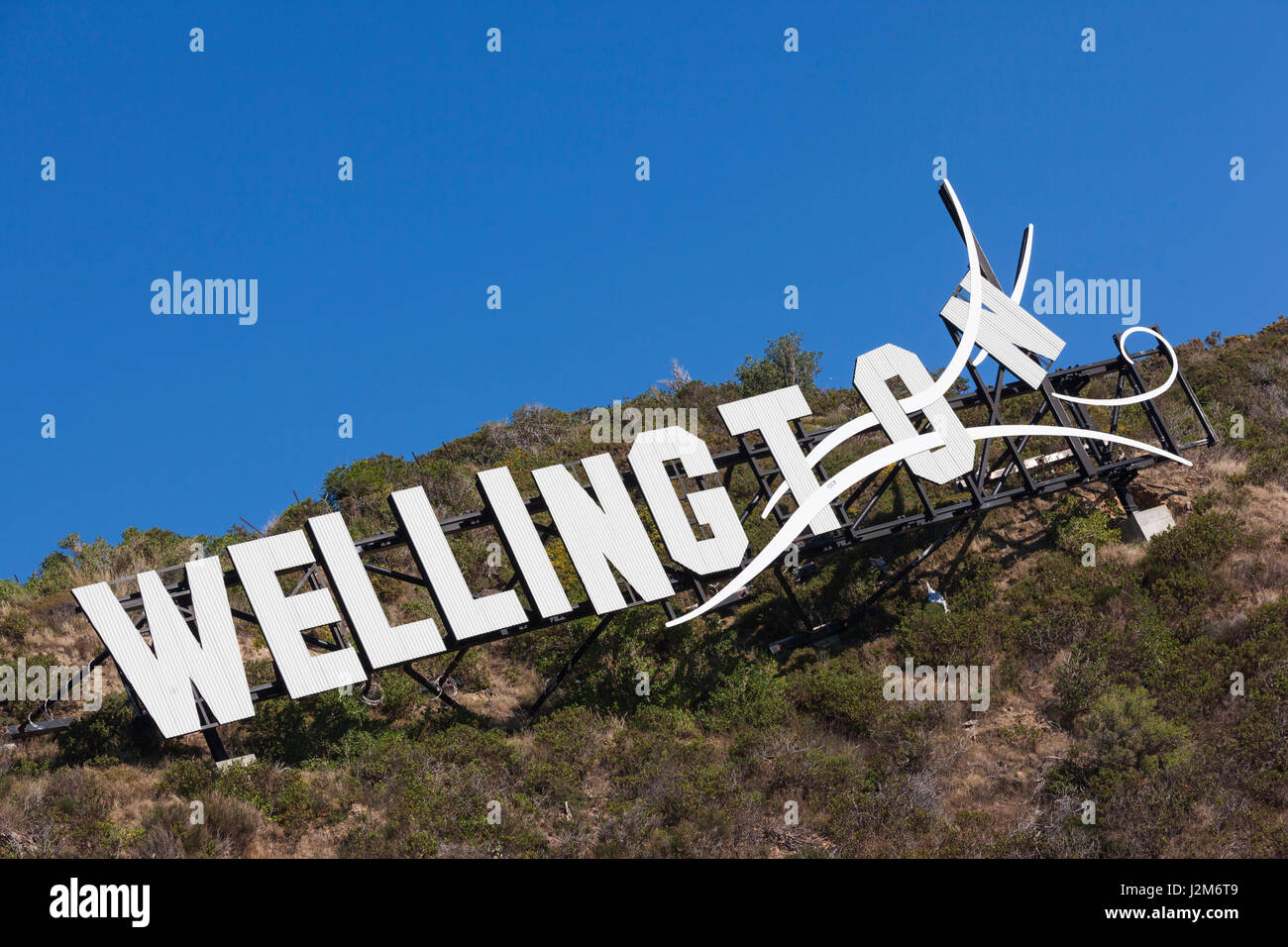 Wellington sign Banque de photographies et d’images à haute résolution ...