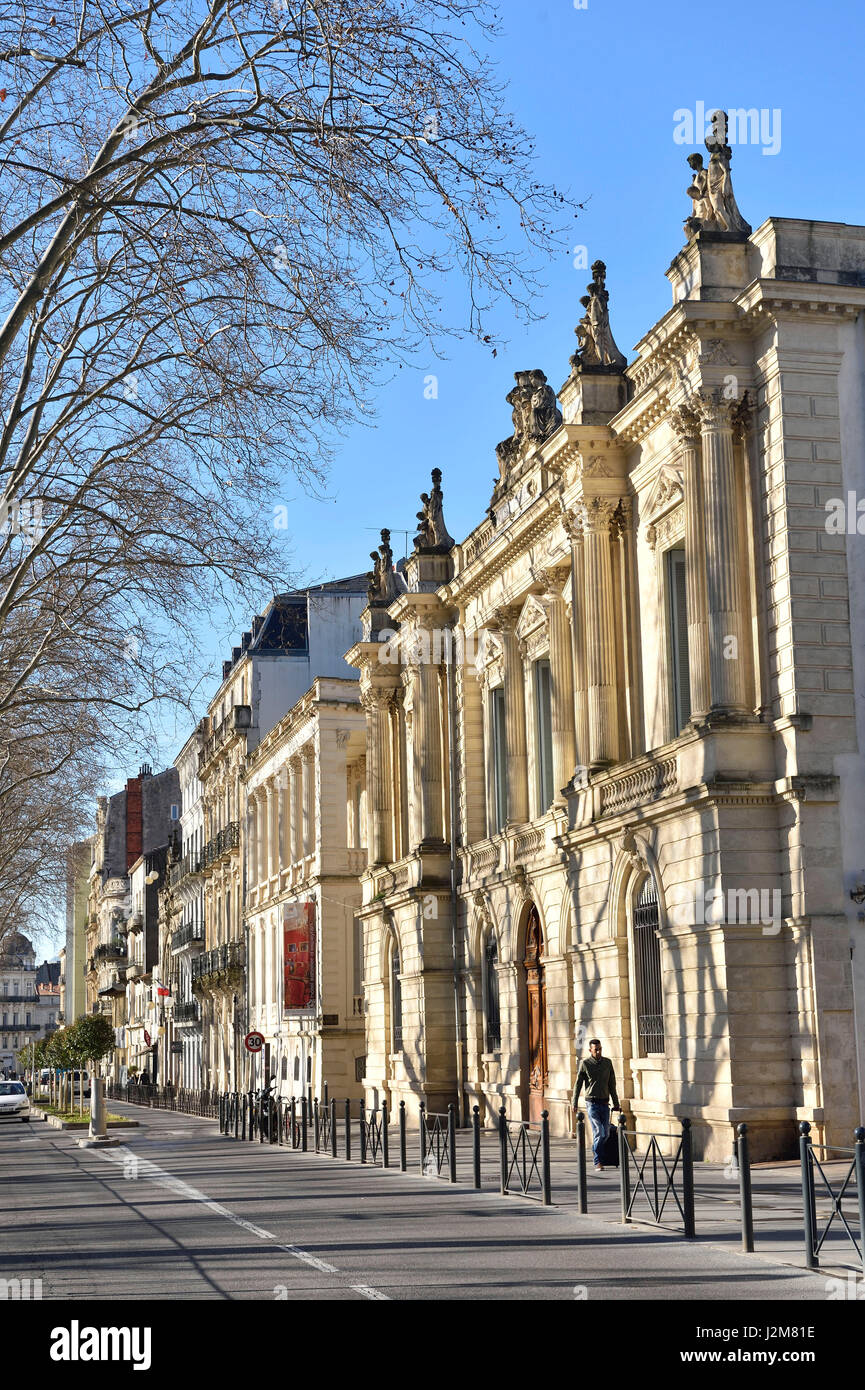 La France, Hérault, Montpellier, centre historique, l'Ecusson ...