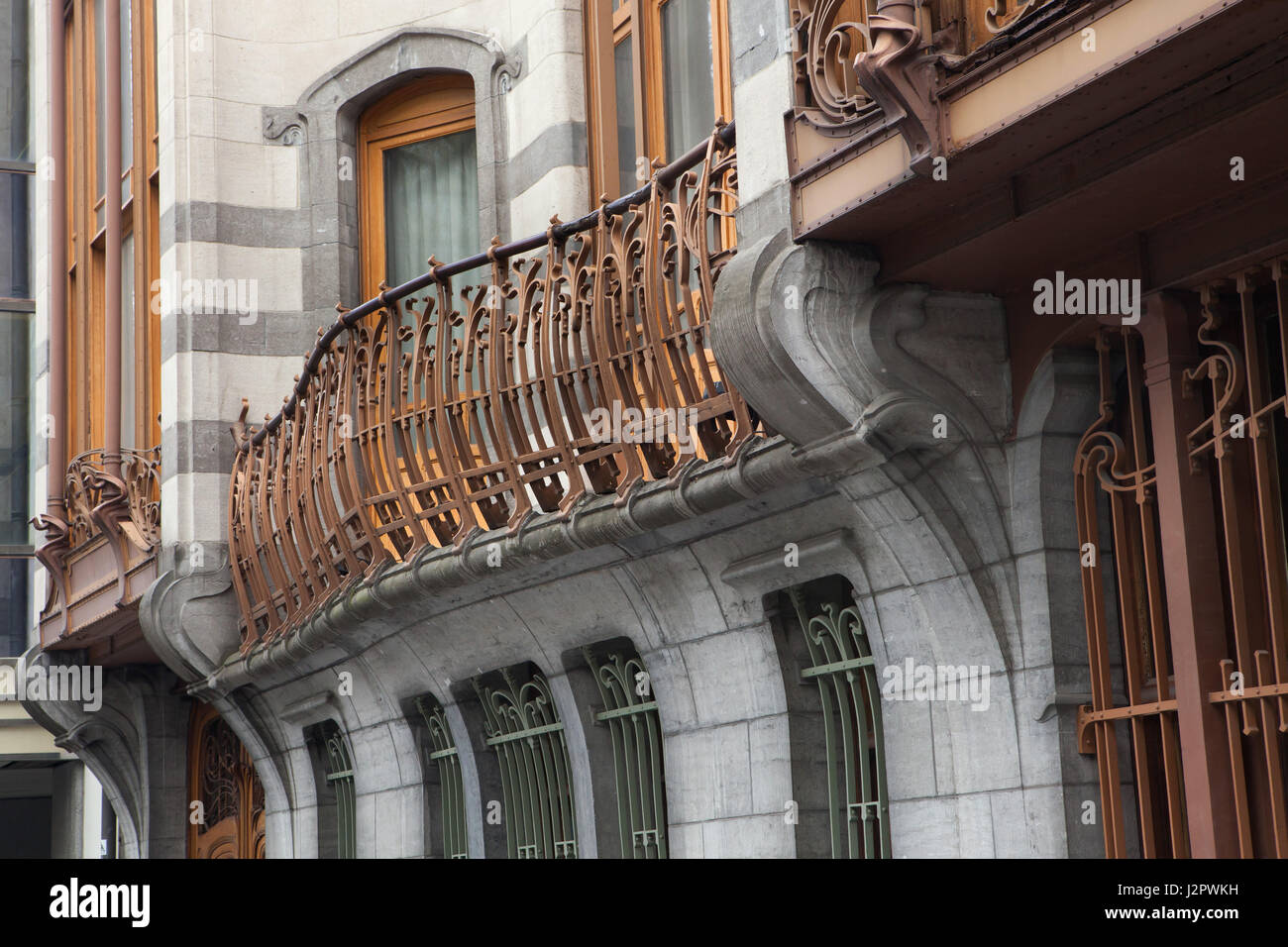 Hôtel Solvay à Bruxelles, Belgique. Maison de l'Art nouveau belge conçu ...