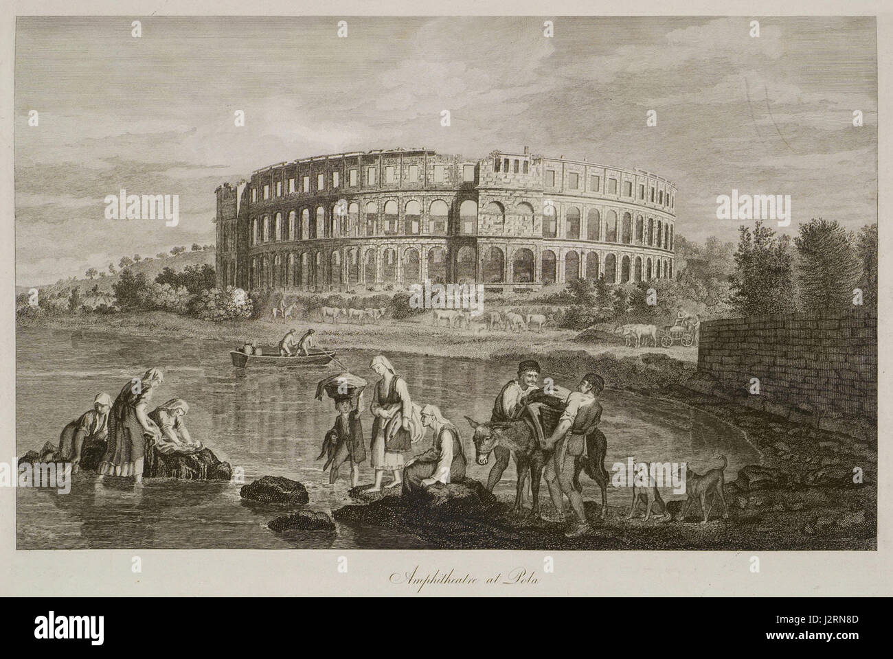 Cette illustration de Stuart James & Revett Nicholas de 1816 montre une ...