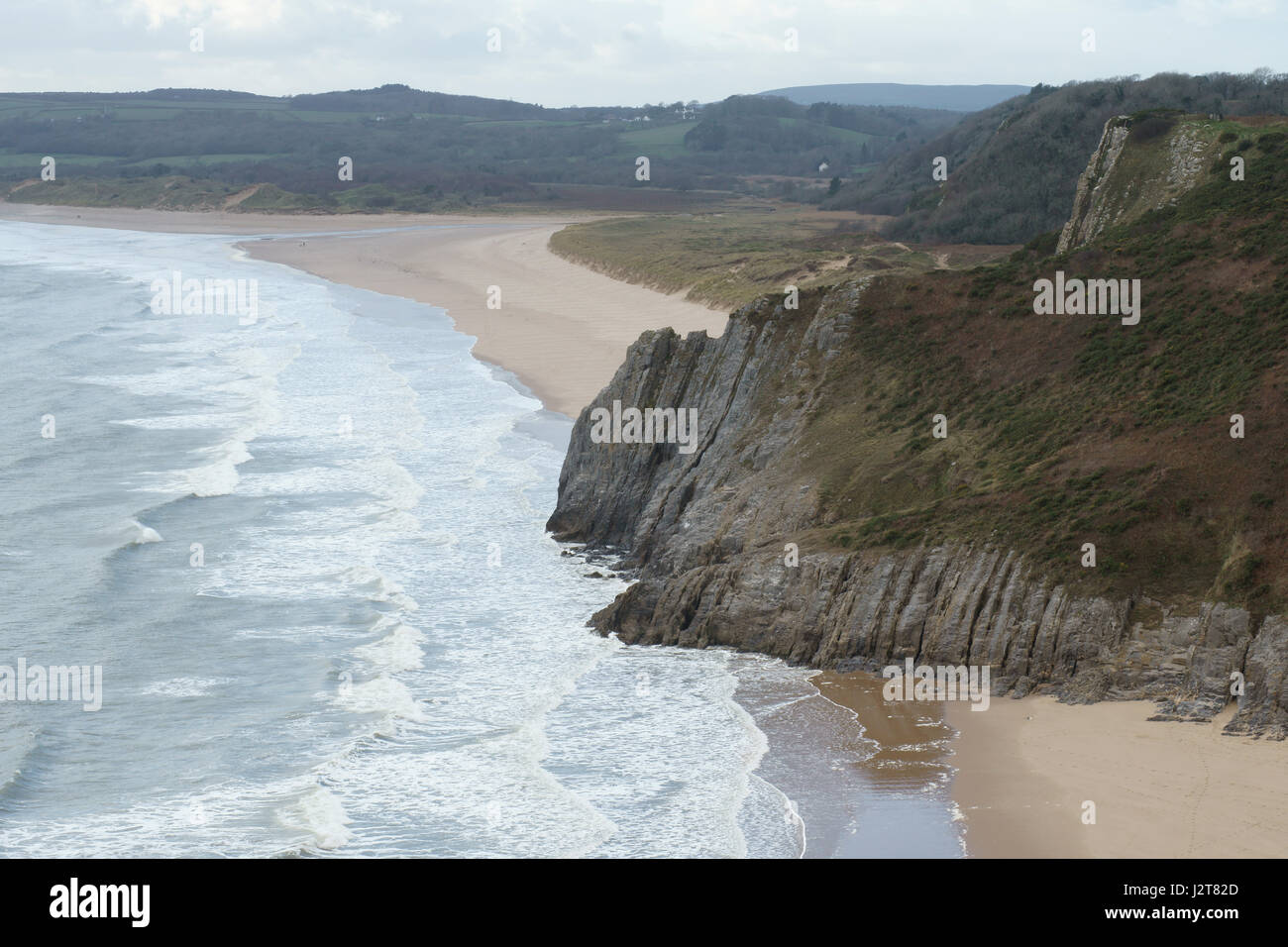 Oxwich beach Banque de photographies et d’images à haute résolution - Alamy