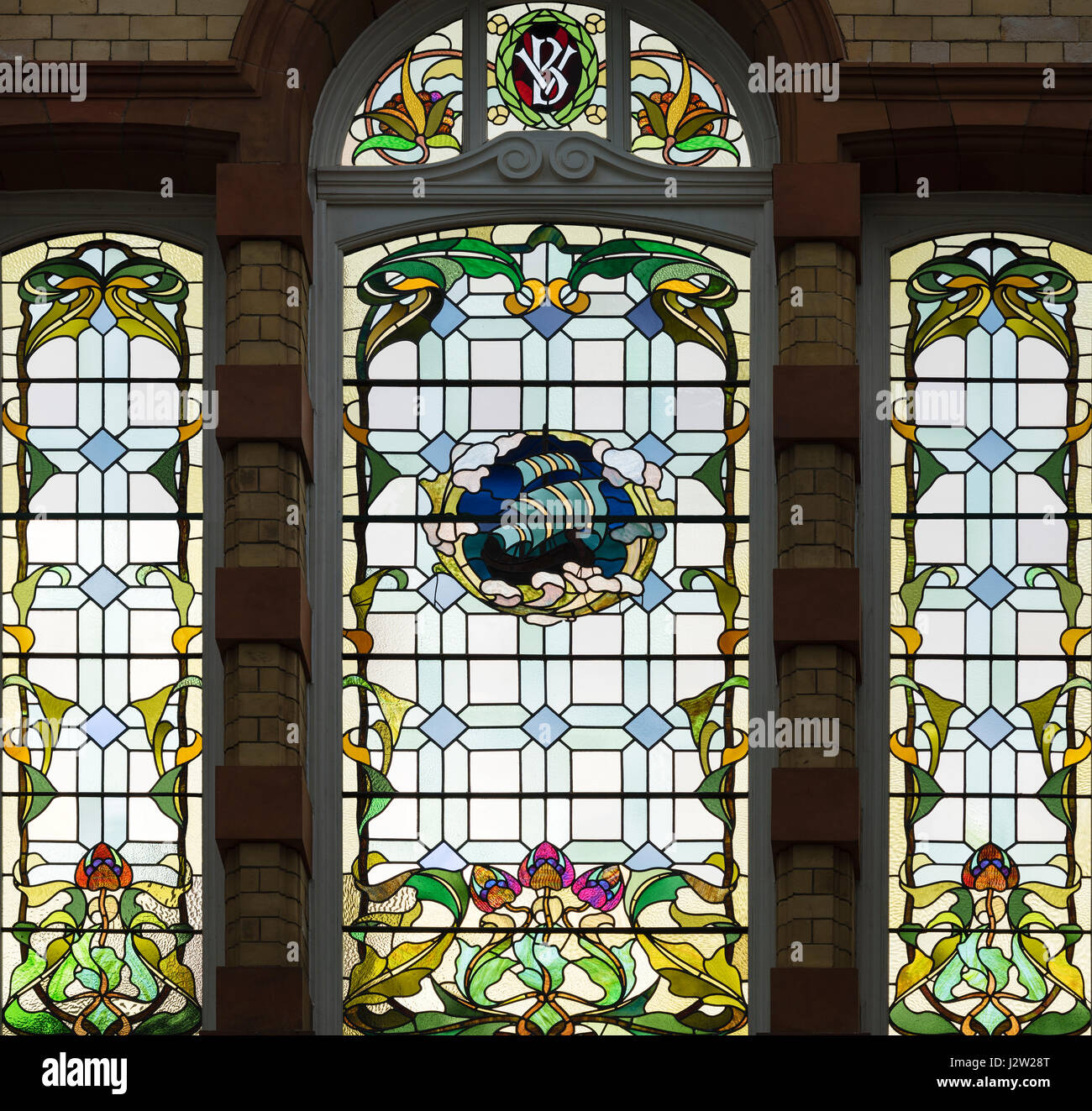 Logo vitrail Banque de photographies et d’images à haute résolution - Alamy