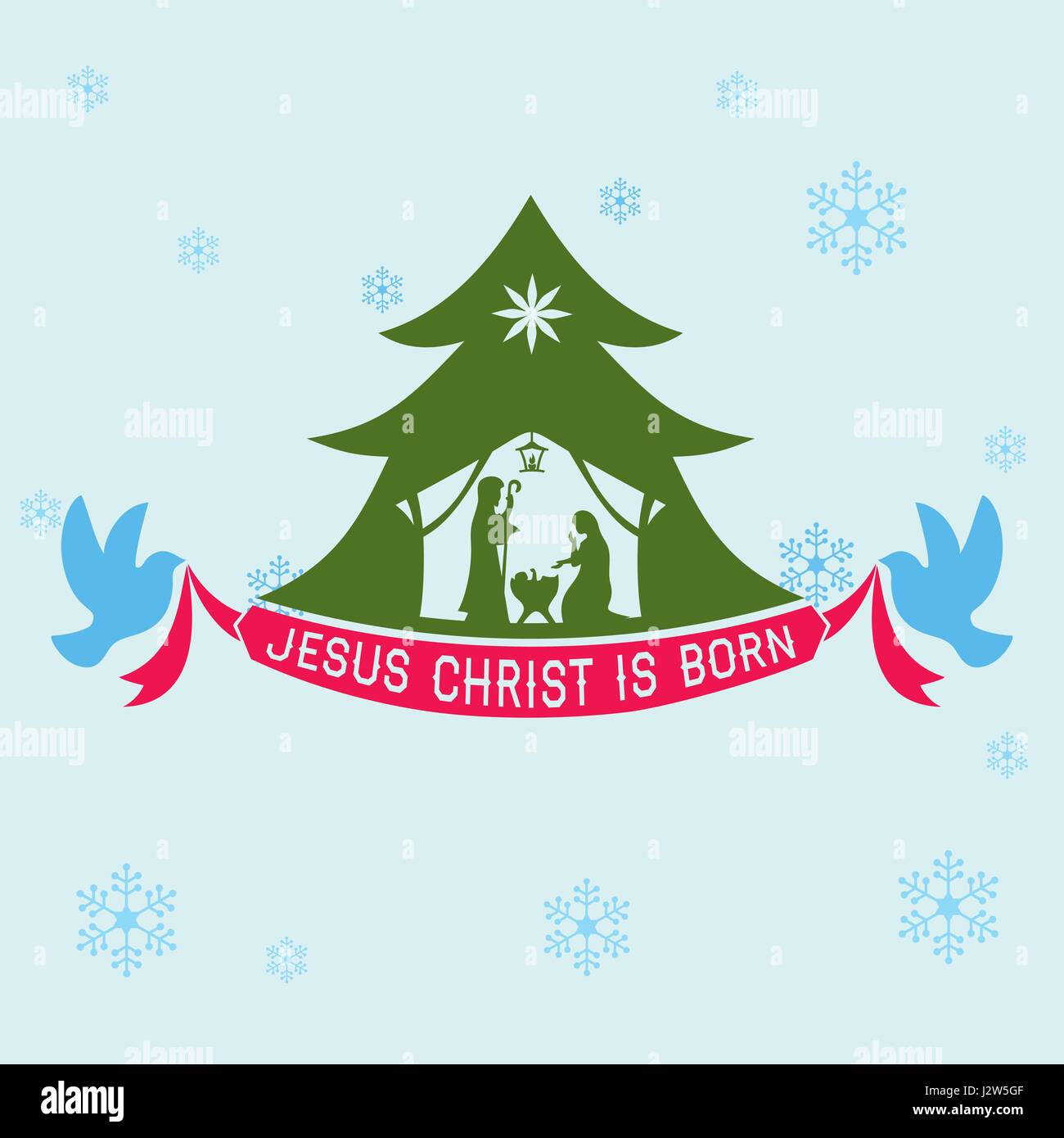 Birth of lord jesus Banque d'images vectorielles - Alamy