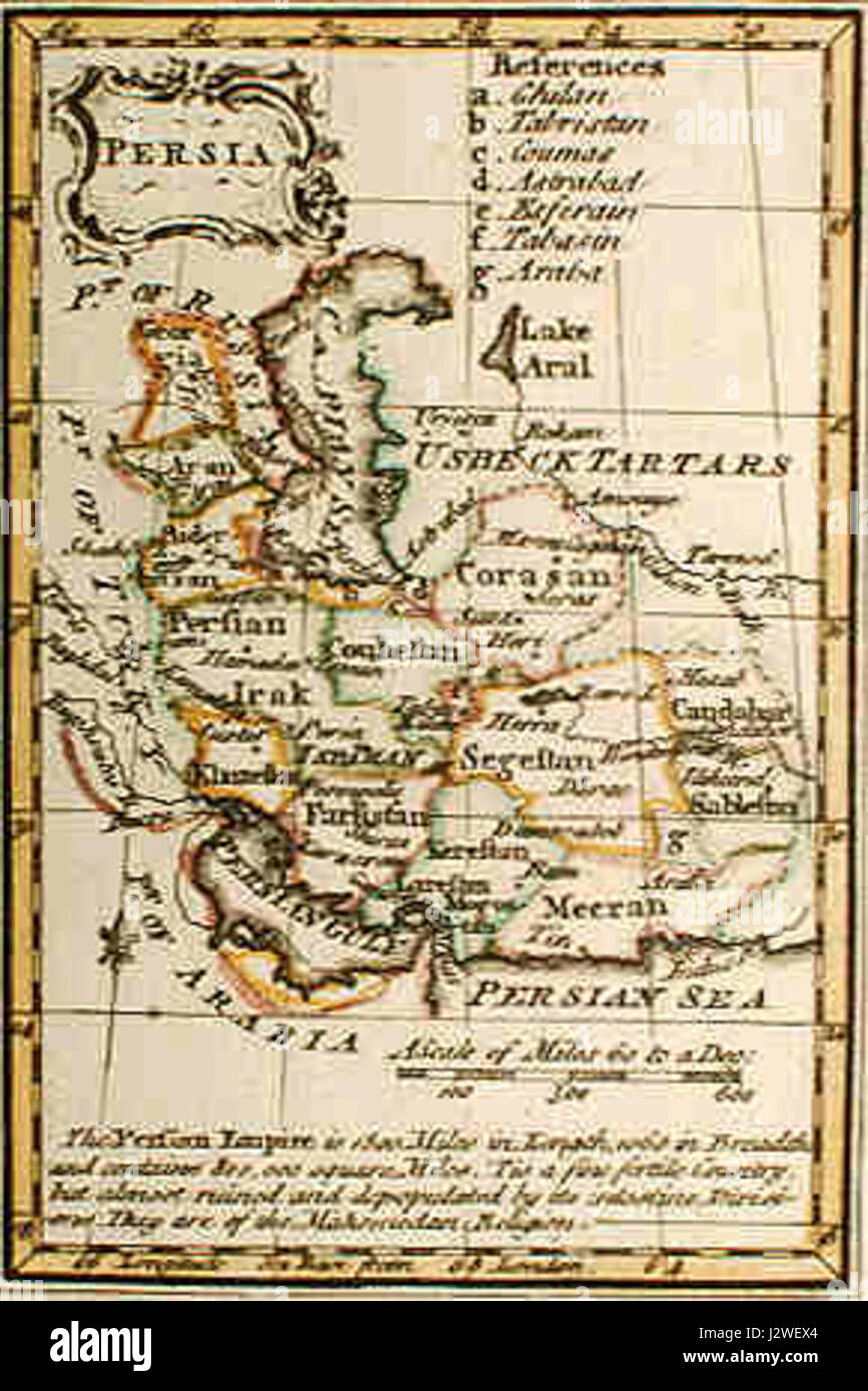 Map the ancient persian empire Banque de photographies et d’images à ...