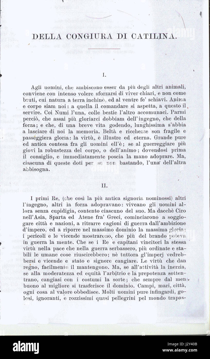 Catilina et ciceron Banque de photographies et d’images à haute ...