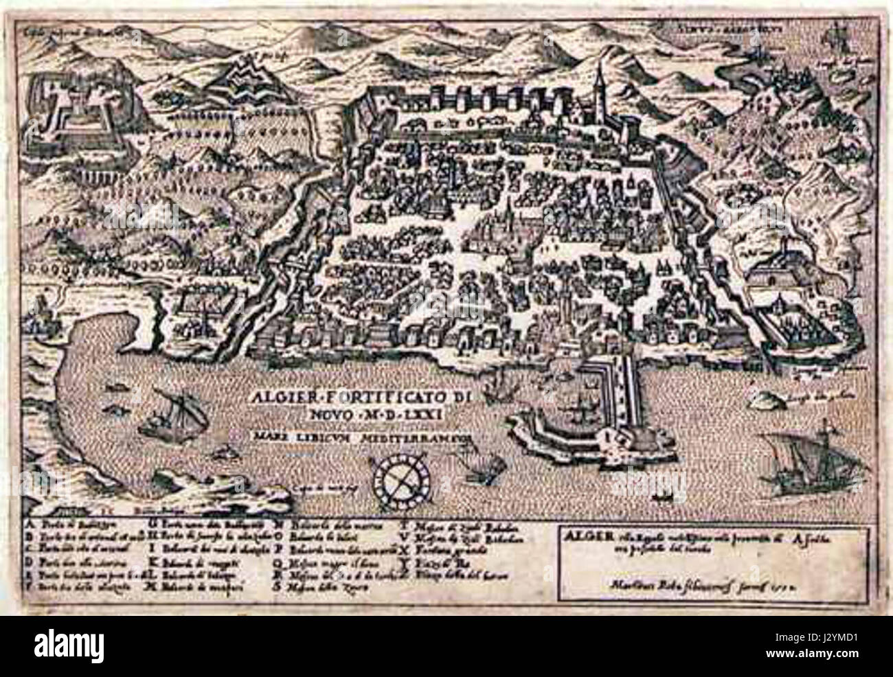 Carte antique d'alger Banque de photographies et d’images à haute résolution - Alamy