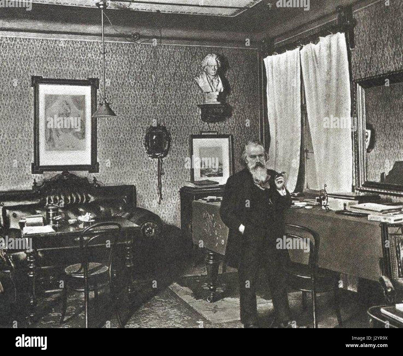 Portrait de brahms du 19ème siècle Banque de photographies et d’images ...