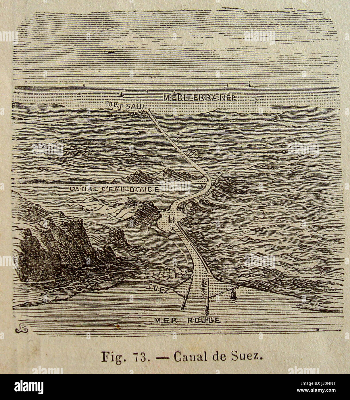 Carte Du Canal De Suez Banque De Photographies Et Dimages à Haute