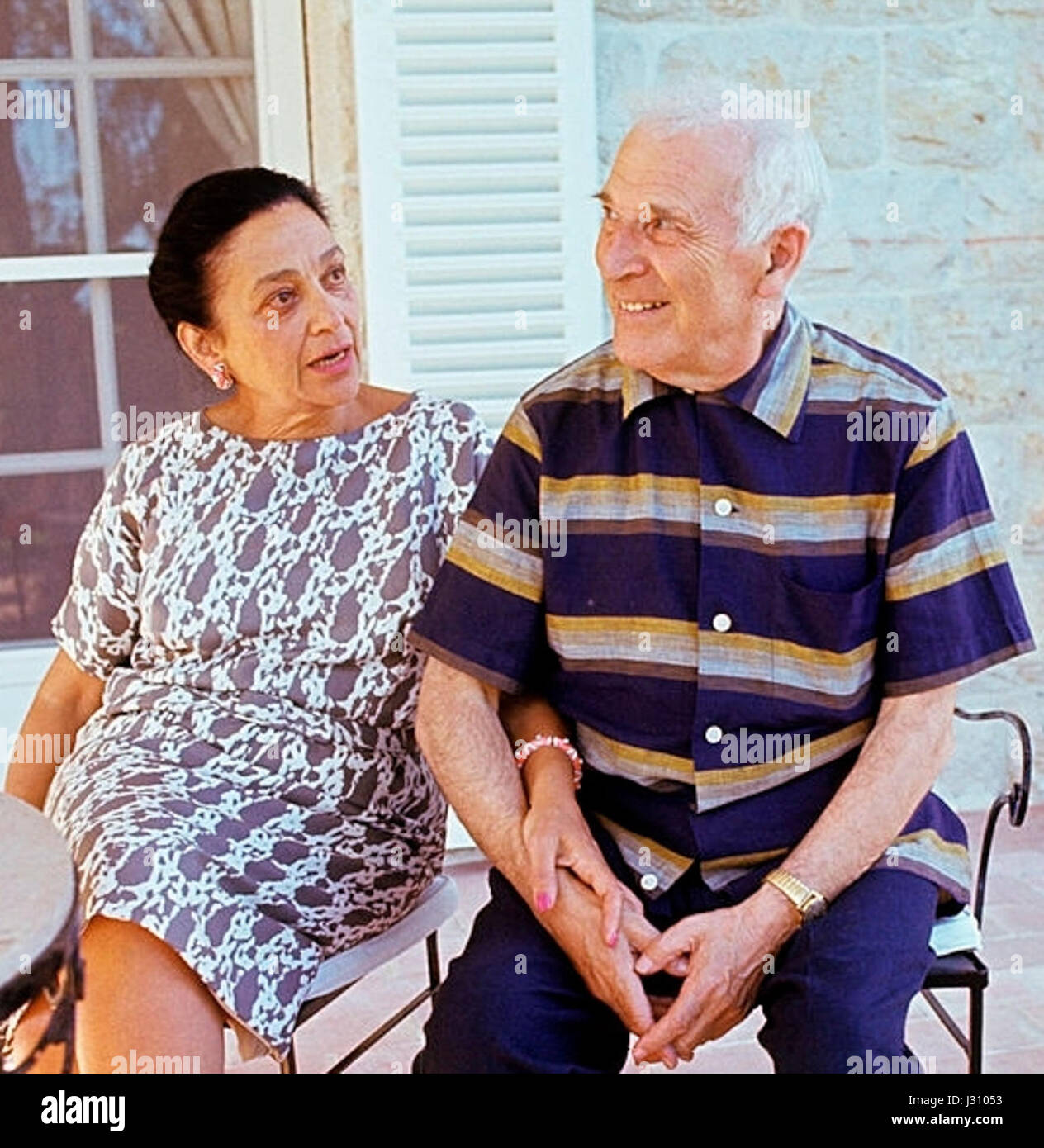 Vava Brodsky et Marc Chagall 1967 Photo Stock - Alamy