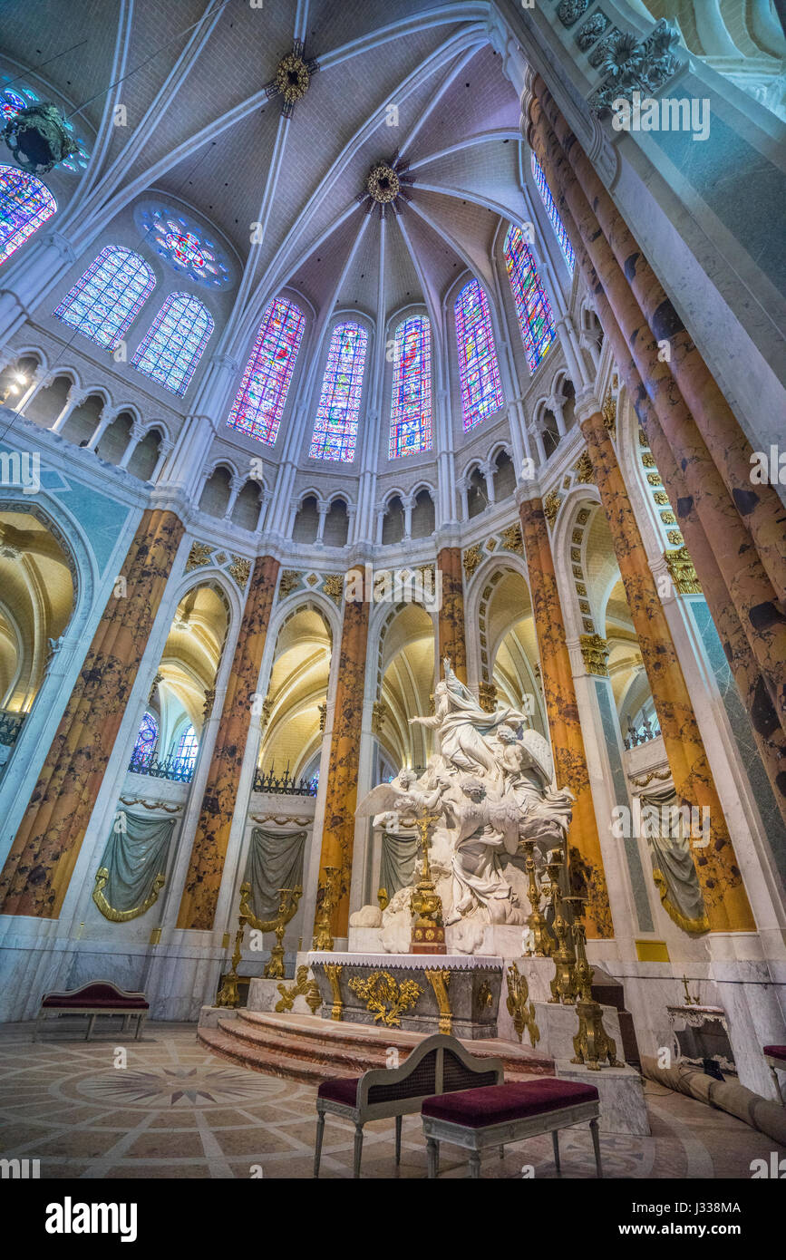 La France, l'Center-Val de Loire, Chartres, choeur de la cathédrale de ...
