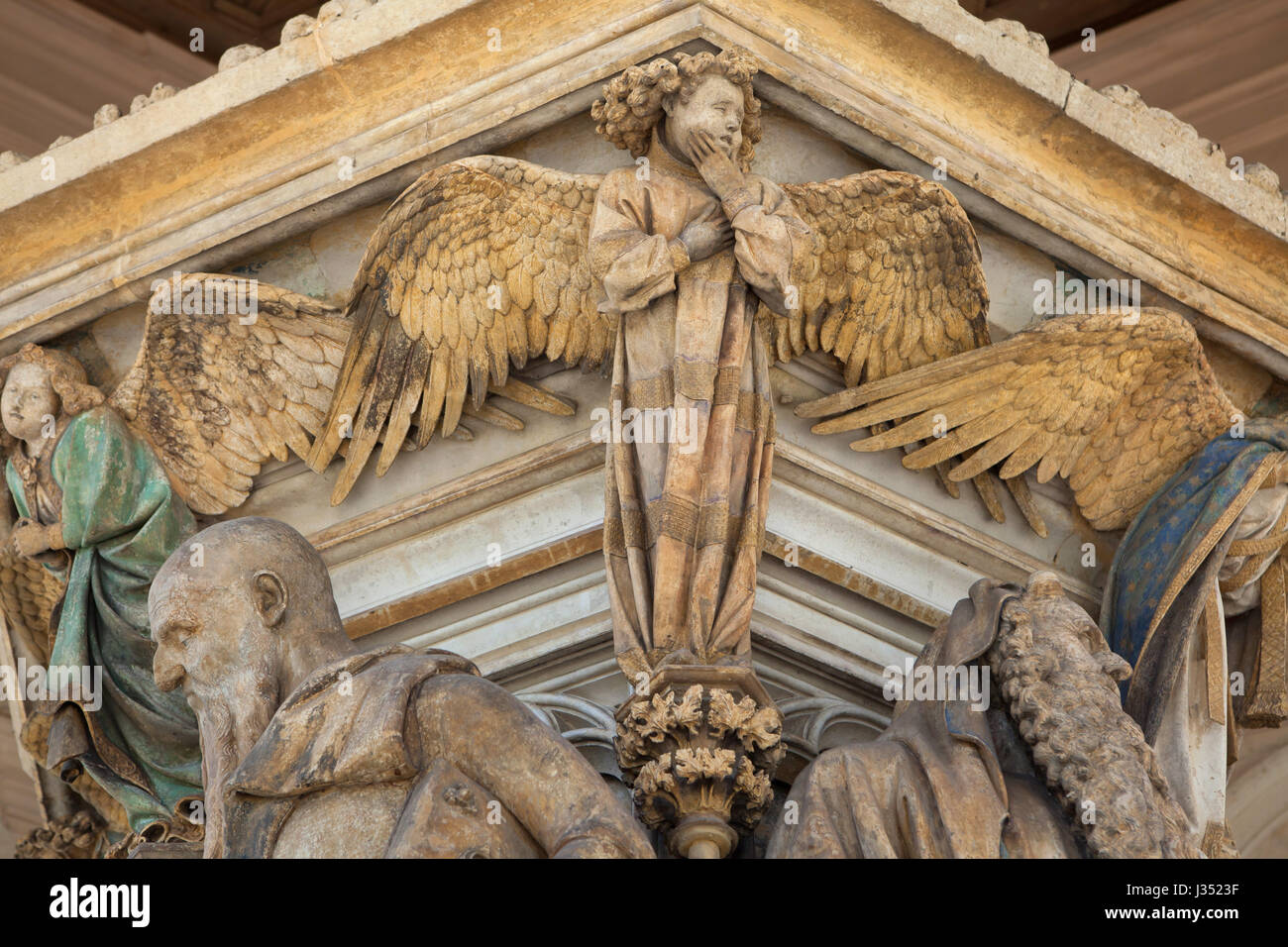 Matin angel, Ésaïe le prophète Moïse représenté sur le puits de Moïse ...