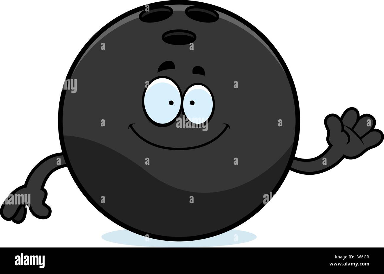 Cartoon bowling ball Banque d'images vectorielles - Alamy