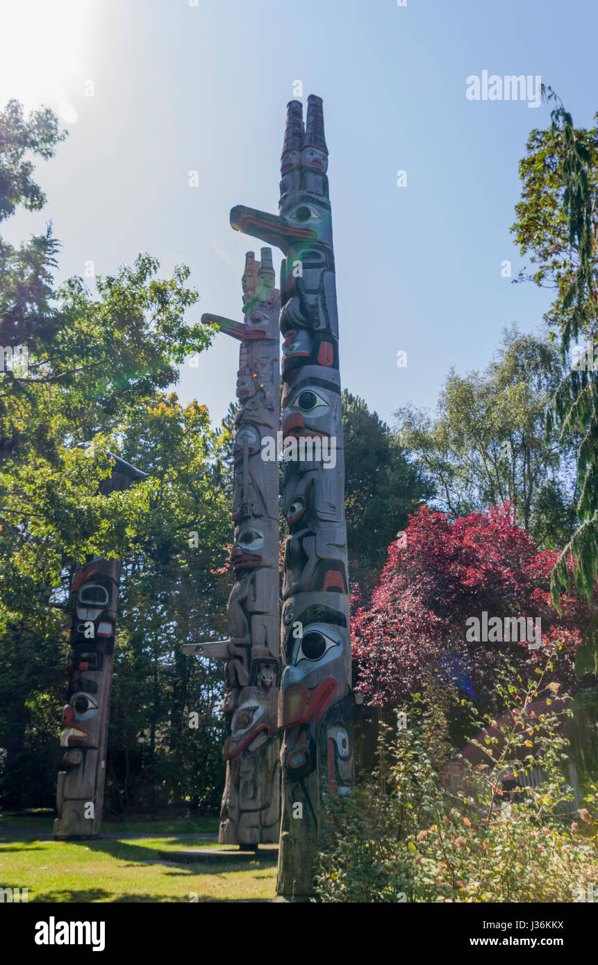 Totem Royal British Columbia Museum Banque d'image et photos - Alamy