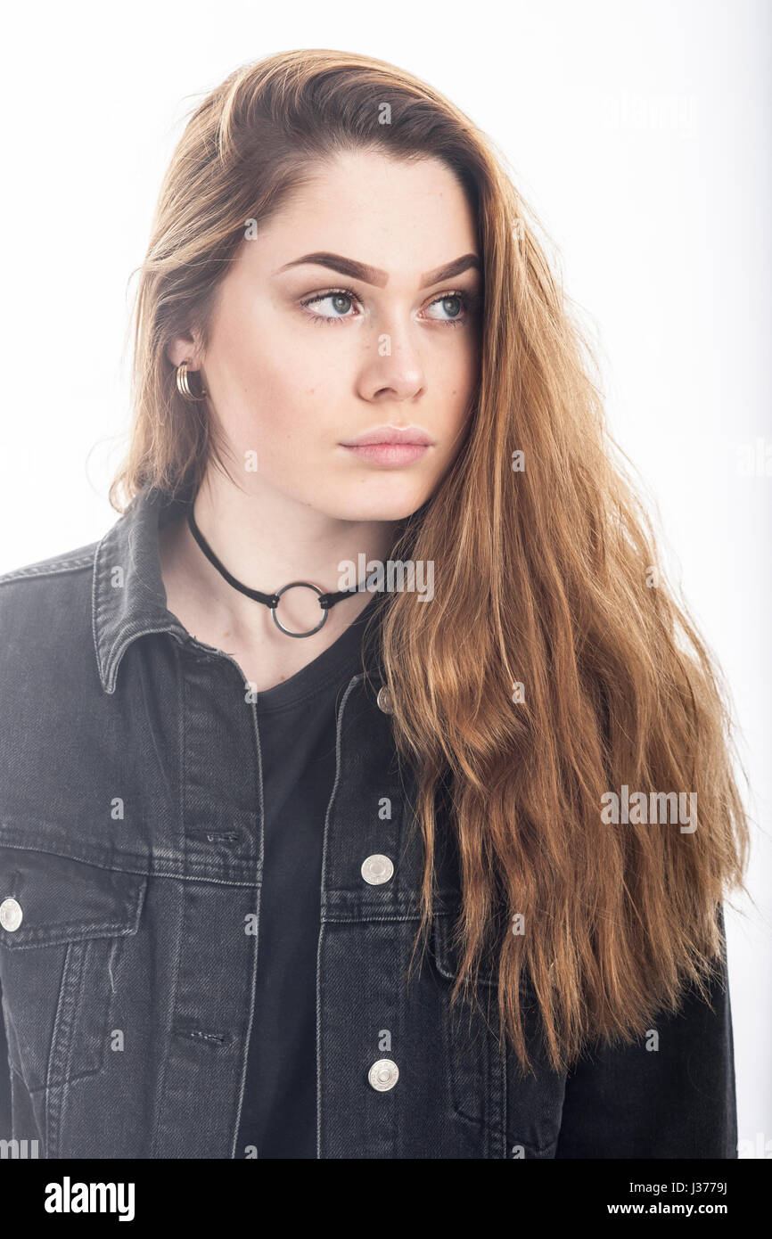 16 year old caucasian female teenager Banque de photographies et d ...