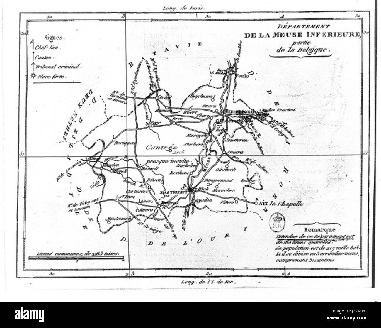 Meuse map Banque de photographies et d’images à haute résolution - Alamy