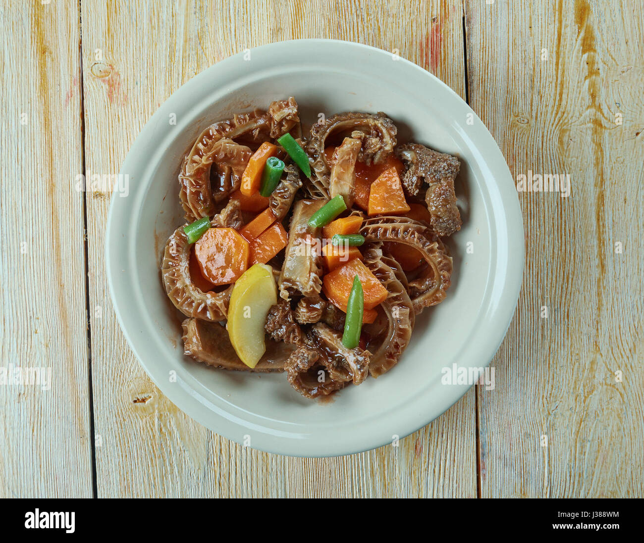 Tripes a la mode de Caen -plat traditionnel de la cuisine de Normandie ...