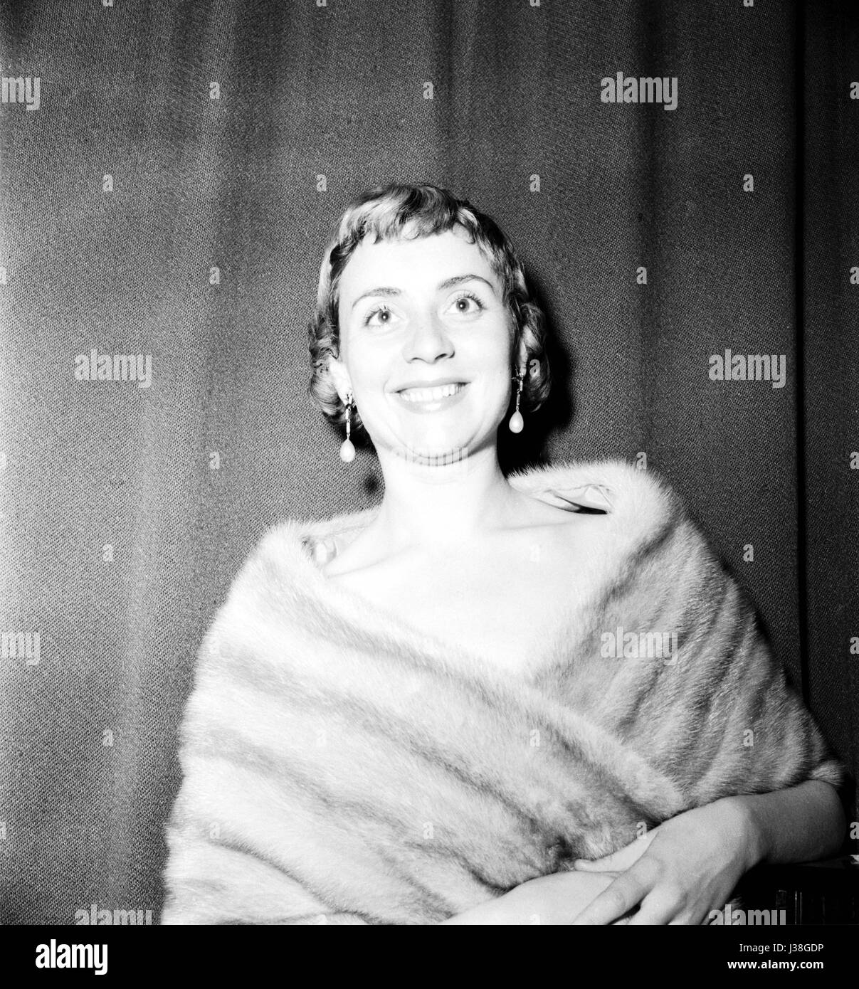 Annie cordy Banque d'images noir et blanc - Alamy