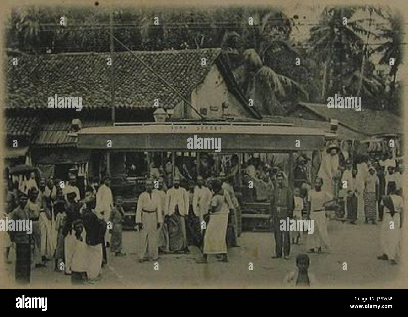 La voiture de tramway Colombo était un mode de transport emblématique ...