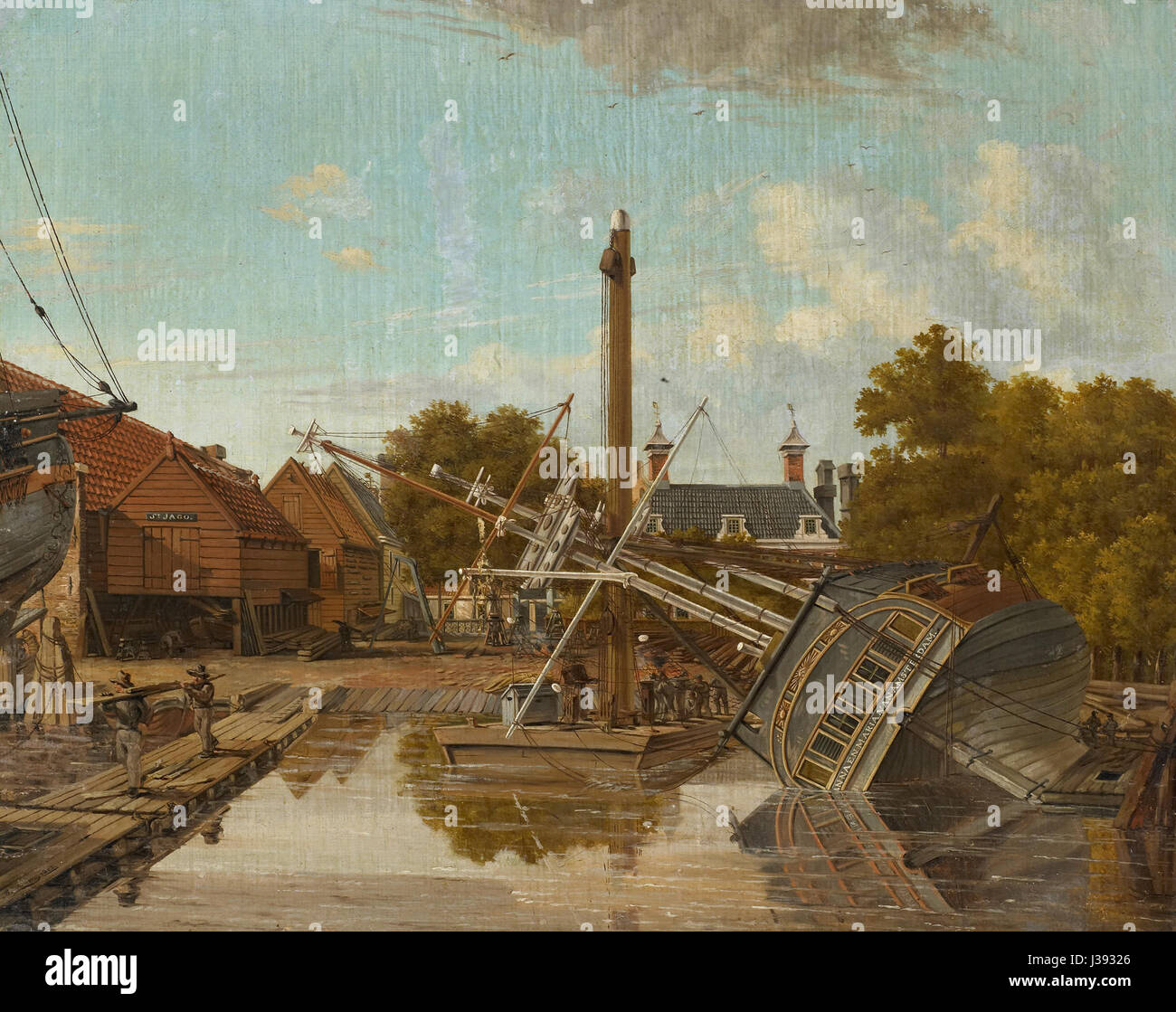 Chantier naval st jago bickers eiland Banque de photographies et d ...