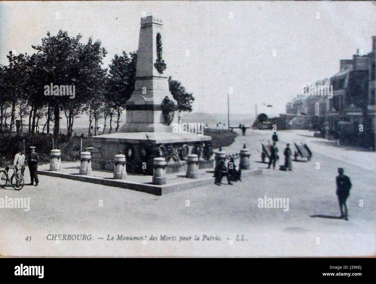 Cherbourg old plan Banque de photographies et d’images à haute ...