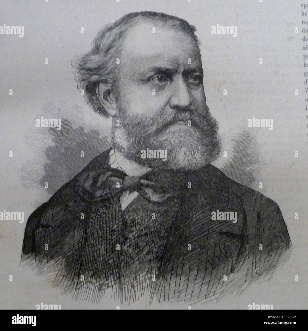 Dessin vintage de charles gounod Banque de photographies et d’images à ...