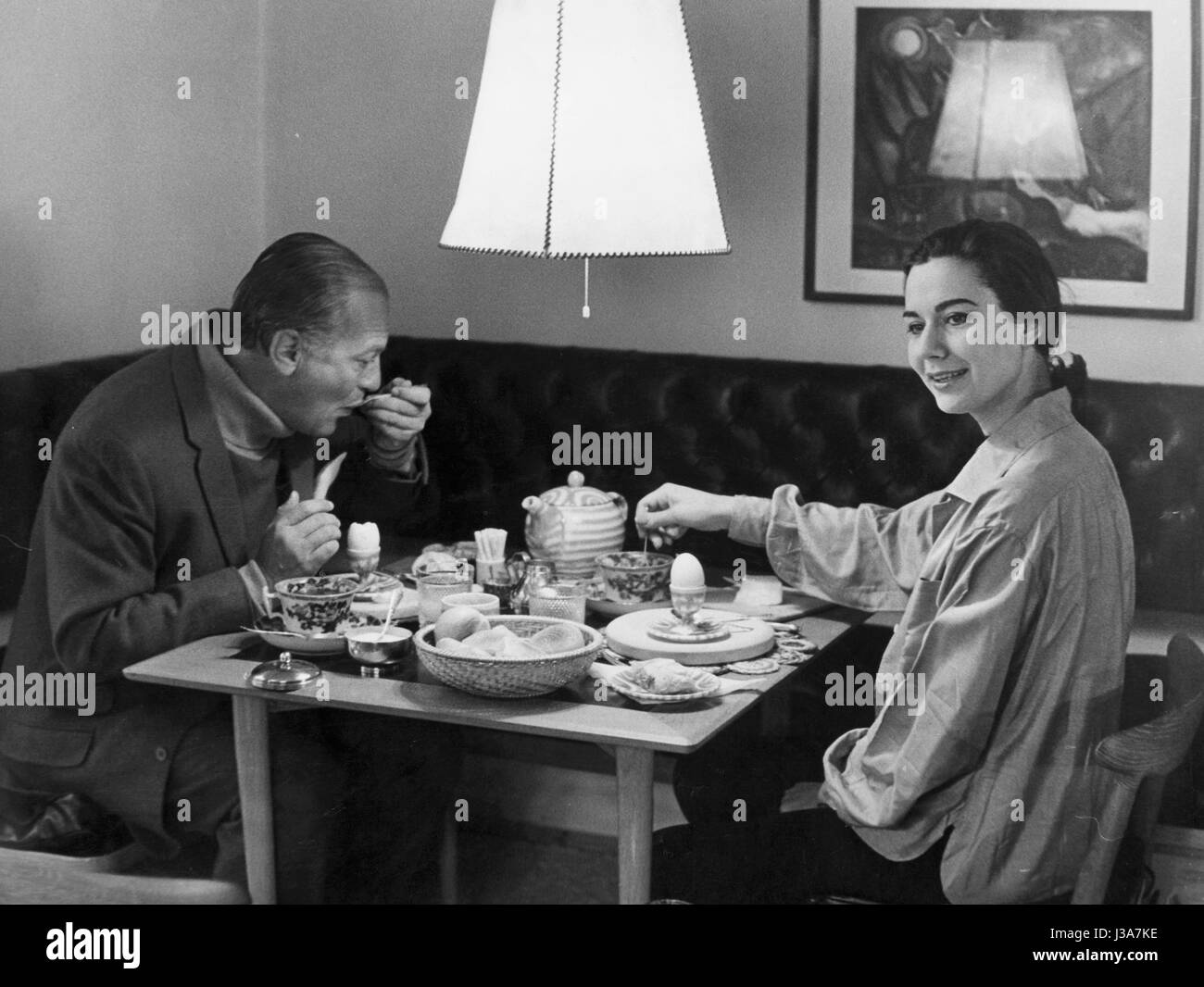 Simone juergens Banque d'images noir et blanc - Alamy
