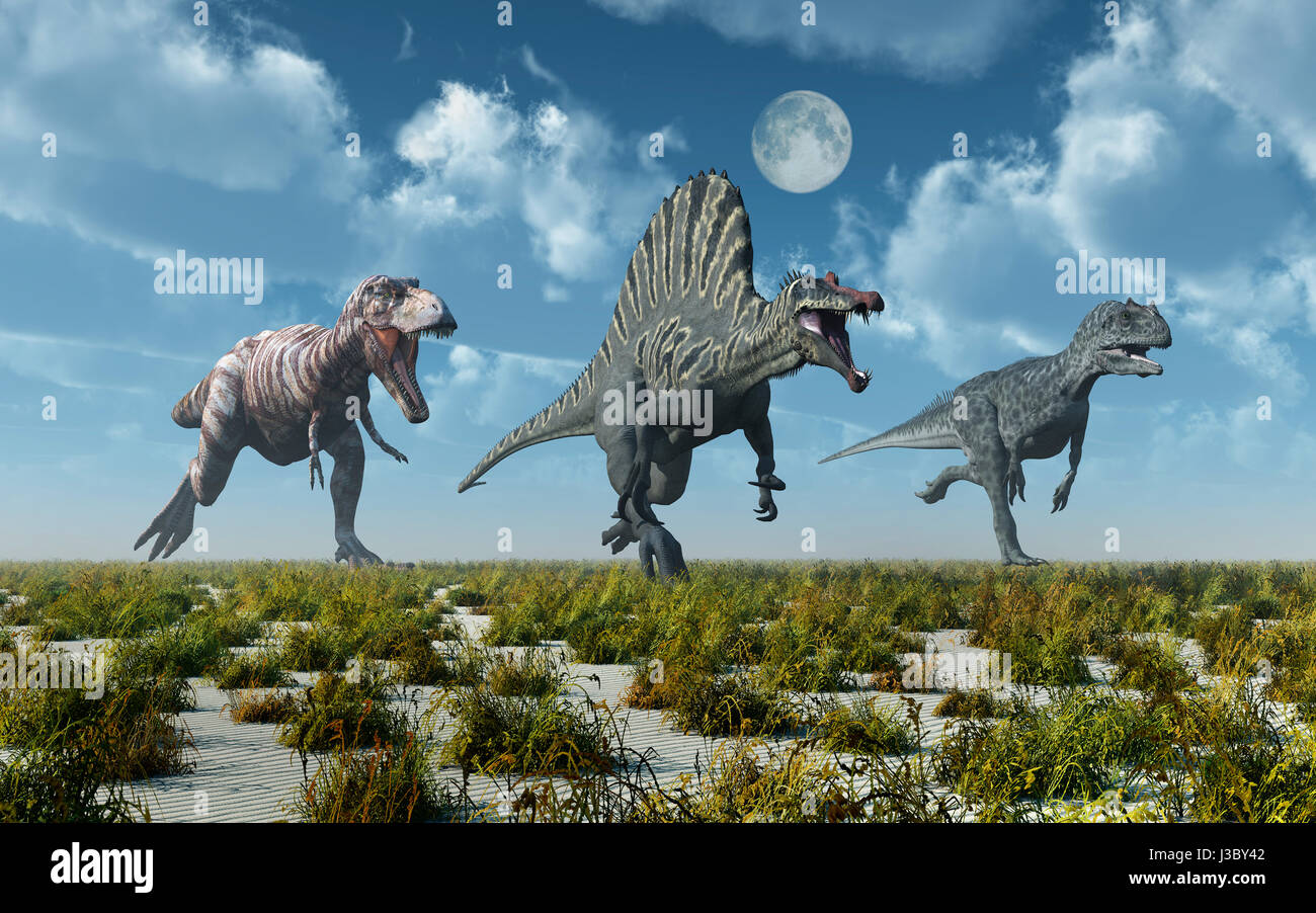 Spinosaurus aegyptiacus Banque de photographies et d’images à haute résolution - Alamy