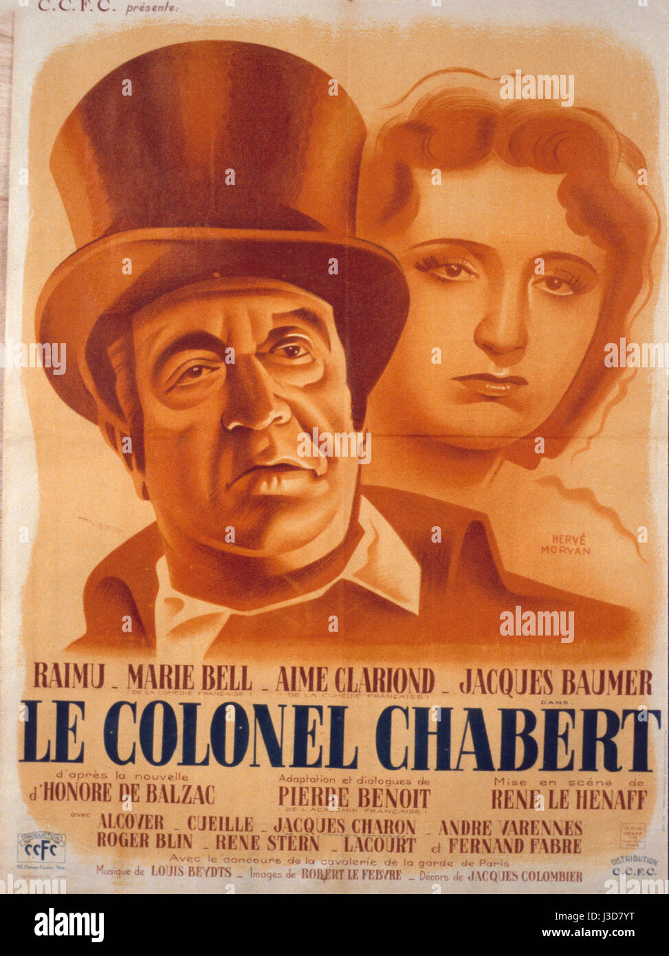 Le Colonel Chabert Année : 1943 - France Raimu Directeur : René Le ...