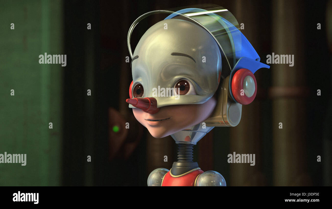 Robot de dibujos animados Banque de photographies et d’images à haute ...